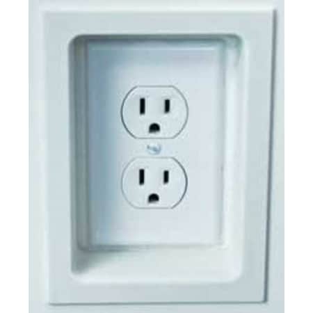 Fastcap Electric Trim Ring, Number of Gangs: 1 Plastic, Smooth Finish ...