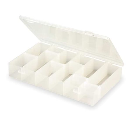 Flambeau Adjustable Compartment Box with 16 compartments, Plastic, 1 3/ ...