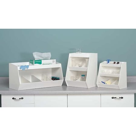 Ak Lab Storage Bin, Benchtop, 16x12x10.25In 50074 | Zoro