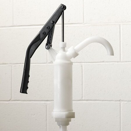 Action Pump Hand Drum Pump, Lever, PVDF, 1In OD T490S | Zoro
