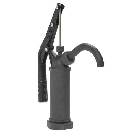 Action Pump Hand Drum Pump, Lever, PVDF, 1In OD T490S | Zoro