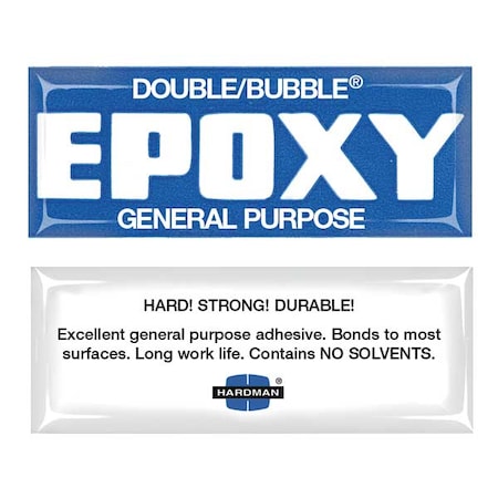 Hardman Epoxy Adhesive, Double/Bubble General Purpose Series, Clear ...