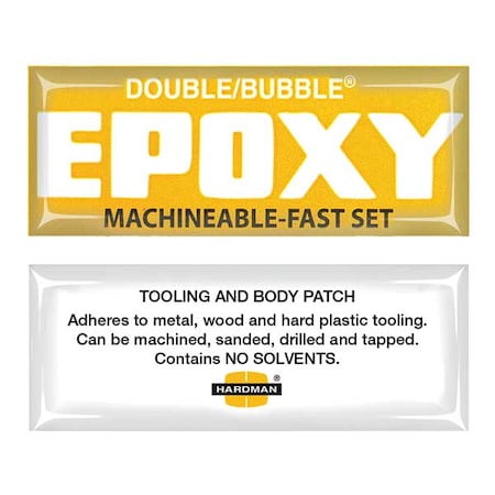 Hardman Epoxy Adhesive, Double/Bubble Machineable-Fast Set Series ...