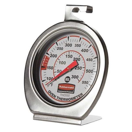 Rubbermaid Commercial Analog Mechanical Food Service Thermometer with ...
