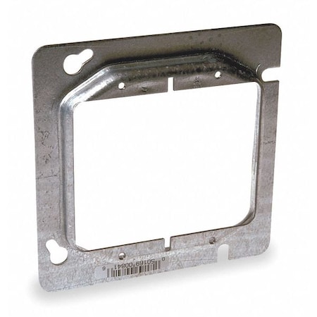 Raco Mud Ring, 2 Gangs, Galvanized Zinc, Square Box Type 841 | Zoro