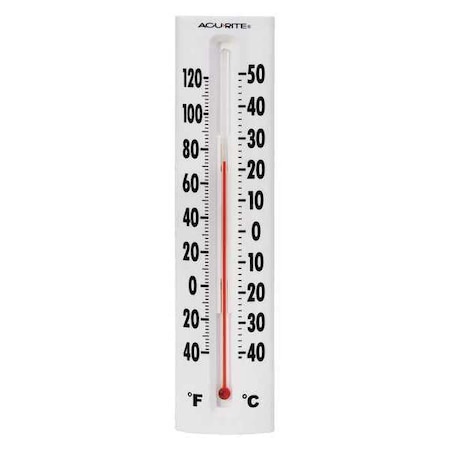 Zoro Select Analog Thermometer, -40 Degrees to 120 Degrees F for Wall ...