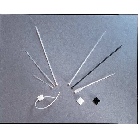 Power First Cable Tie, 12 in L, 3 1/4 in Max Bundle Dia., Black, Nylon ...