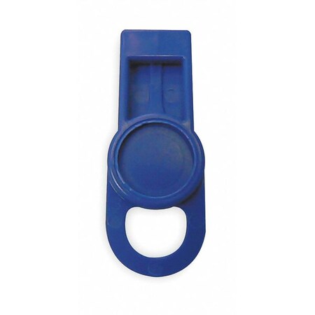 Label Safe ID Washer Tab Label, Circle, Blue, PK6 205502 | Zoro