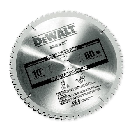 Dewalt 10" Construction Miter/Table Saw Blades DW3106 | Zoro