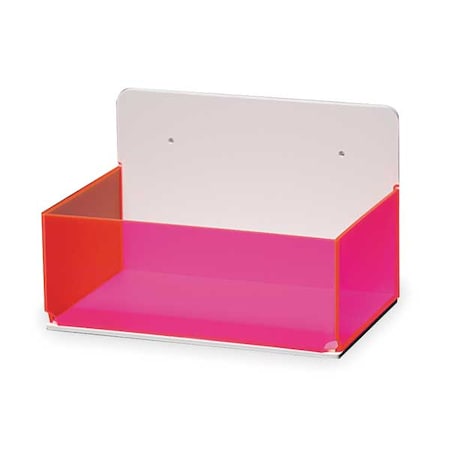 Ak Laboratory Organizer Box, Red, Acrylic, 9 1/4 in L x 6 1/4 in W x 5 ...