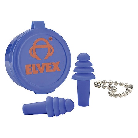 Delta Plus Quattro(TM) Reusable Foam Ear Plugs, Flanged Shape, 25 dB ...