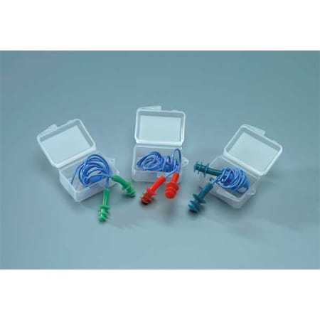 Honeywell North Rubber Vinyl Ear Plugs, Flanged Shape, Blue, 20 PK ...