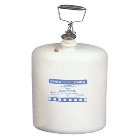 Eagle Mfg 5 gal. White Polyethylene Type I Safety Can 1541 | Zoro