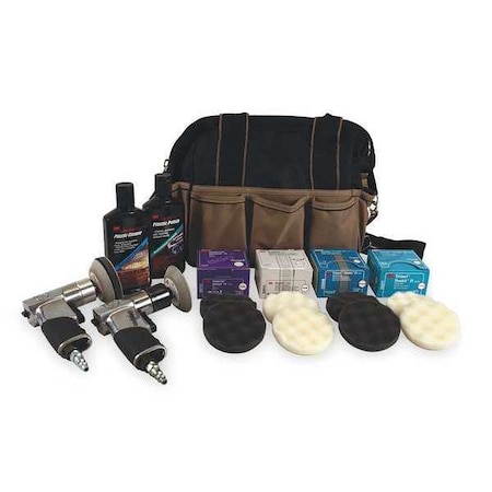 3M 02516 $541.92 Headlight Lens Restoration Kit, Prof | Zoro.com