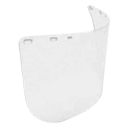 North Face Shield Visor, Clear Visor, 8" Height, Uncoated Lens, Clear ...