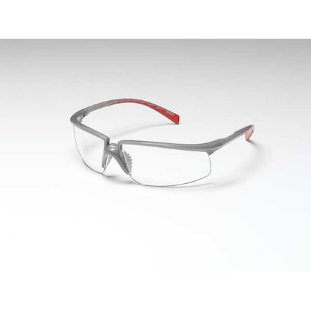 3M Safety Glasses, Privo, Gray Anti-Fog Lens, Polycarbonate, Silver ...