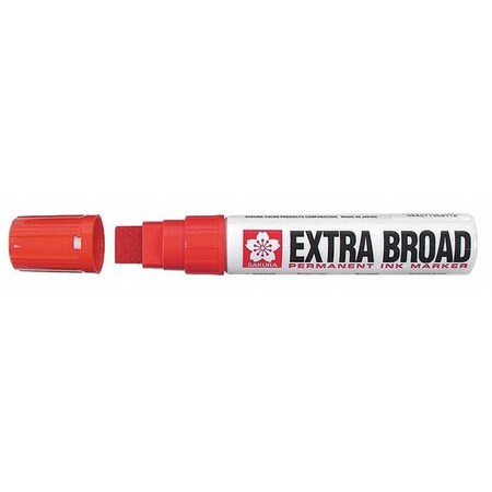 Sakura Industrial Marker, Extra Broad, Red, PK6 XJGKS-19 | Zoro