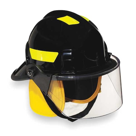 Cairns Fire Helmet, Yellow, Modern 360SFS YELLOW | Zoro