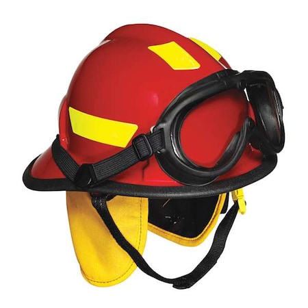 Cairns Fire Helmet, Yellow, Modern 360SFS YELLOW | Zoro