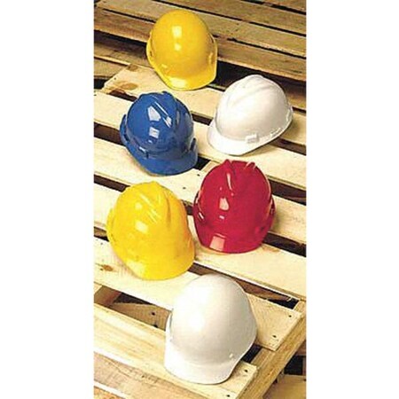Msa Safety Hard Hat, V-Gard 500, Polyethylene, 6 Point Ratchet, Type 1 ...