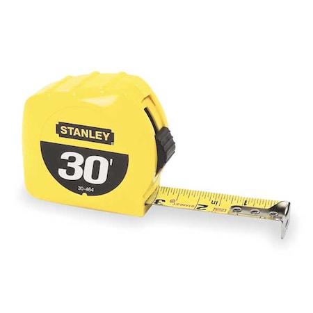 Stanley 30 ft Tape Measure, 1 in Blade 30-464 | Zoro