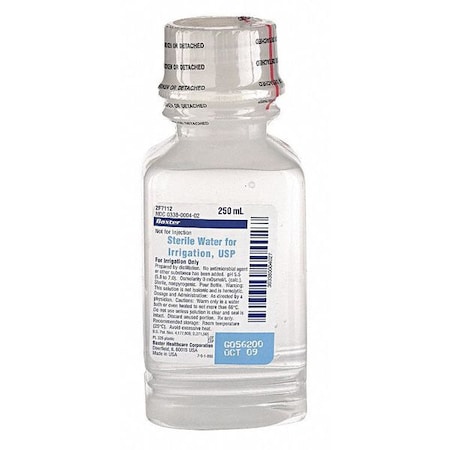 Baxter Sterile Water, Bottle, 250mL BSWI050112 | Zoro