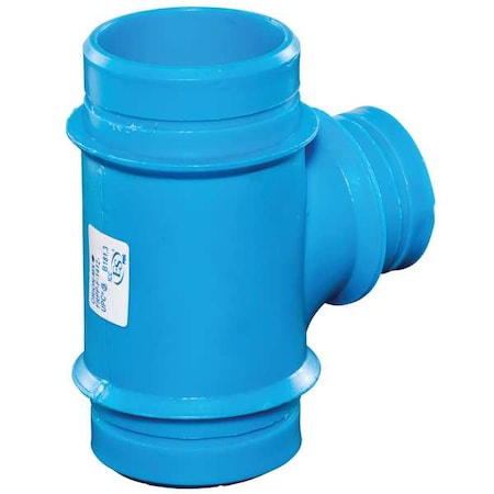 Orion Reducing Sanitary Tee, Polypropylene, 3" x 2", Schedule 40, 80 ...