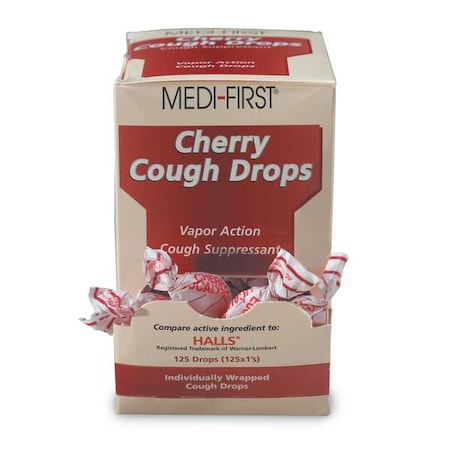 Medi-First Cough Drops, Lozenge, 7.6mg, PK50 81550 | Zoro
