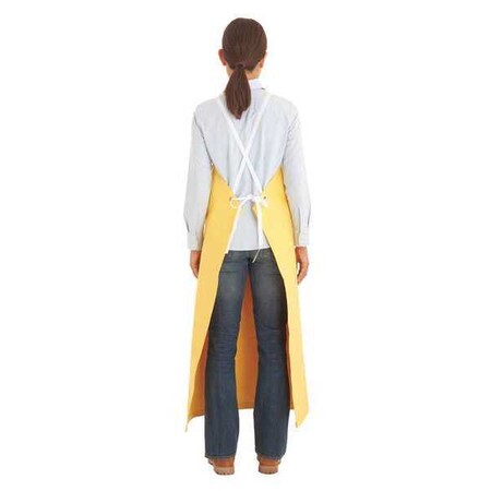 Ansell AlphaTec Bib Apron, Nitrile, 19 mil Thick, Shin Length, Loop ...