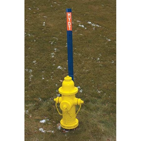 Tapco Reflective Hydrant Marker, Blue, 48 In H 373-01291 | Zoro