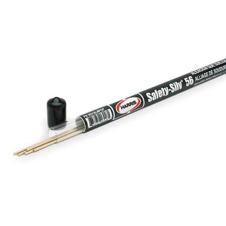 Harris Brazing Rod, 1/16x18,1145-1205 F, PK5 56318LMPOP | Zoro