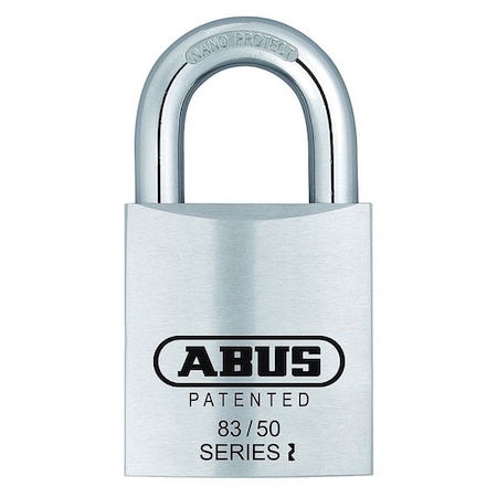 Abus Padlock, Keyed Alike, Standard Shackle, Square Brass Body, Steel ...