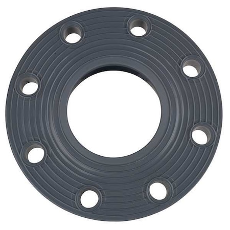 Zoro Select PVC Flange, Socket, 4 in Pipe Size 851-040 | Zoro