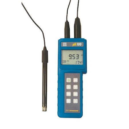 Ysi Waterproof pH/Temp Probe, 1 Meter 100-1 | Zoro