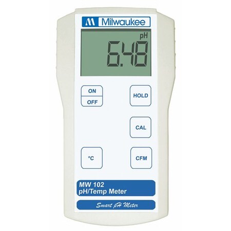 Smart PH Meter Auto Calibration Smart 0-14PH MW102 | Zoro