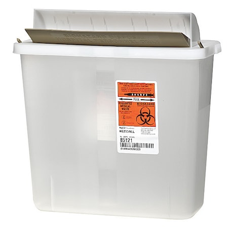 Covidien Sharps Container, 1-1/4 Gal., Mailbox, PK5 SS5C100121 | Zoro
