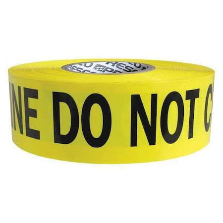 Zoro Select Barricade Tape, Fire Line Do Not Cross, Yellow, 3 in Wide x ...