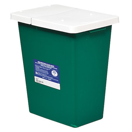Covidien Sharps Container, 8 Gal., Hinged Lid, PK2 GEWC100781 | Zoro
