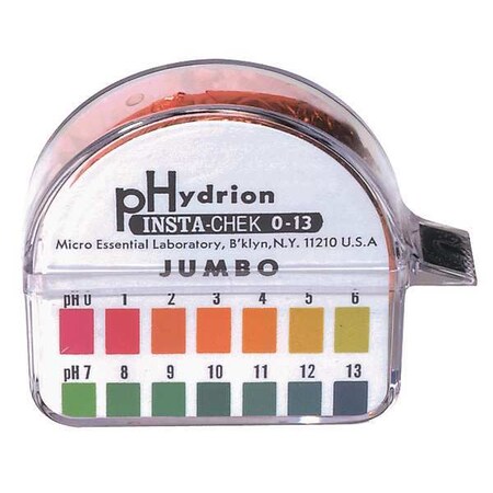 Hydrion pH Paper, Jumbo Refill, pH 0-13 JR113 | Zoro