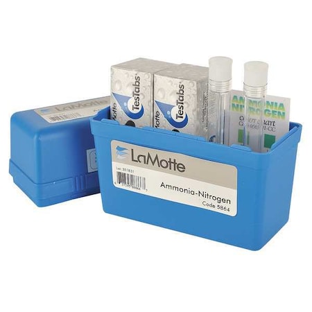 Lamotte Individual Test Kit, Ammonia, Nitrogen 5864-01 | Zoro
