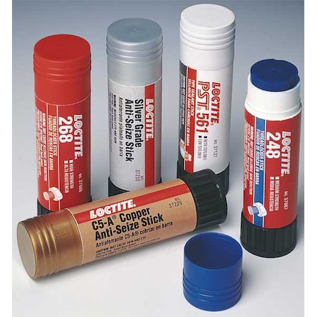 Loctite Threadlocker, LOCTITE 248, Blue, Medium Strength, Solid, 0.67 ...