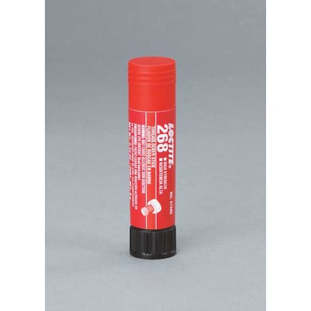 Loctite Threadlocker, LOCTITE 268, Red, High Strength, Solid, 0.32 oz ...
