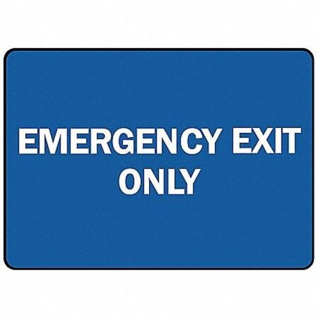 Accuform Exit Sign, 10" x 14", Plastic, English, 14" W, 10" H, Plastic ...