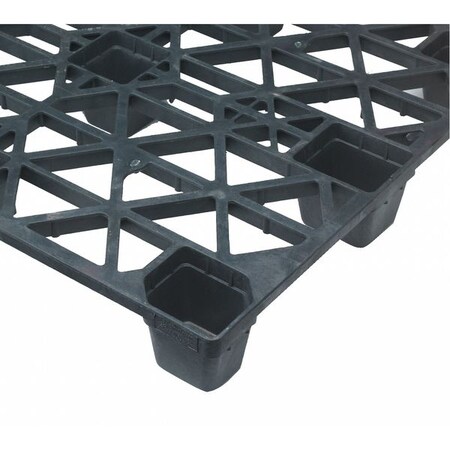 Polypal Nestable Recycled Polyethylene Pallet, 48 in L, 40 in W, 5 in H ...