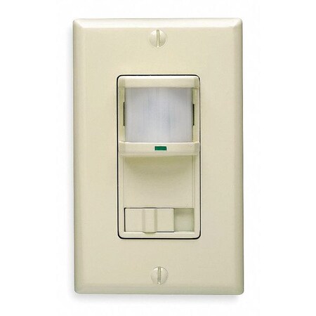 Leviton Occupancy Sensor, PIR, 350 sq ft, Ivory PR150-1LI | Zoro