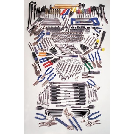 Westward Master Tool Set, Gen. Purpose, SAE/Metric 488Y66 | Zoro