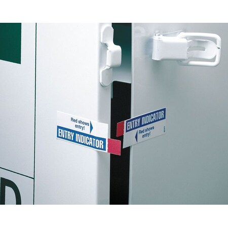 Zoro Select Entry Indicator Label, 3/4 In. H, PK80 3VCJ2 | Zoro