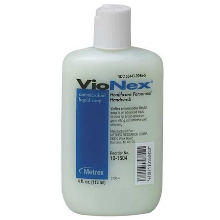Vionex 4 oz. Liquid Hand Soap Squeeze Bottle, PK 1 MVS4078504 | Zoro