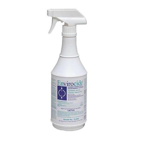 Envirocide Cleaner and Disinfectant, 24 oz. Trigger Spray Bottle ...