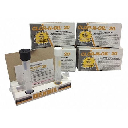 Clor-N-Oil PCB Screening Kits, Range 20 ppm, PK10 CL-020/CL020SG-10 | Zoro